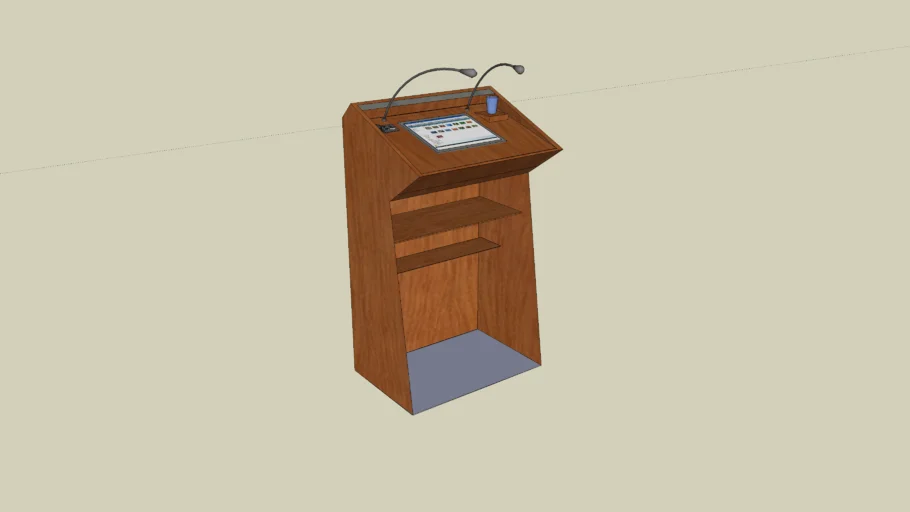 Lectern | 3D Warehouse