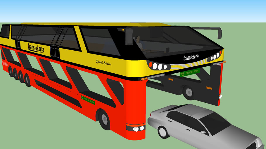 Bus Transjakarta Concept | 3D Warehouse