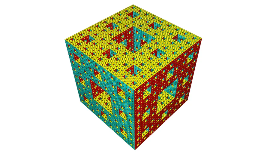 Z CUBE COLOR N°1 RATIO 4 | 3D Warehouse