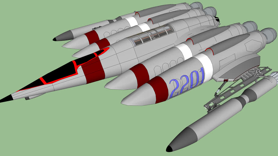 AF 332 Thunderbolt Assault Bomber | 3D Warehouse