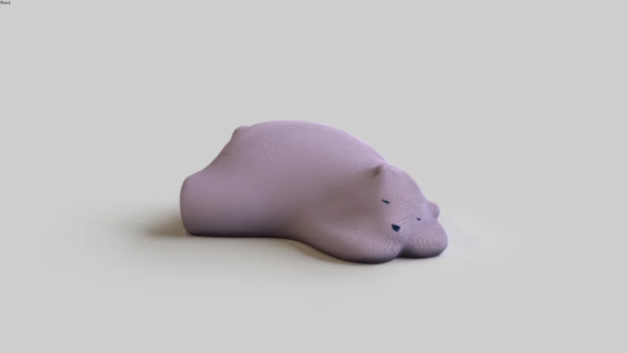 _Moveis_Puff_(Puff Resting Bear - Vitra) | 3D Warehouse