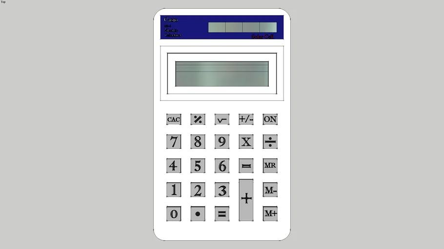 Calculator | 3D Warehouse