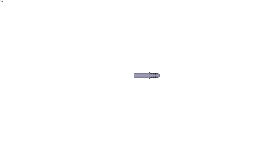 3122 - BARBED CONNECTOR FOR UNEQUAL TUBE DIAM D1 10 MM DIAM D2 63 MM ...