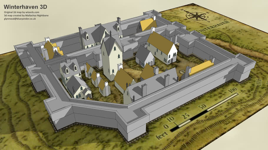 Winterhaven Town Map | 3D Warehouse