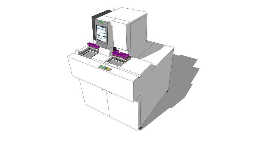 Module HbA1c HPLC Mindray H50 P sur chaine CAL 8000 1.0 | 3D Warehouse