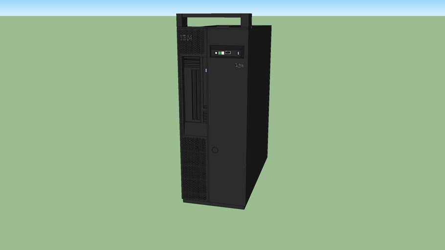 IBM 8203-E4A (Power 520) tower server | 3D Warehouse
