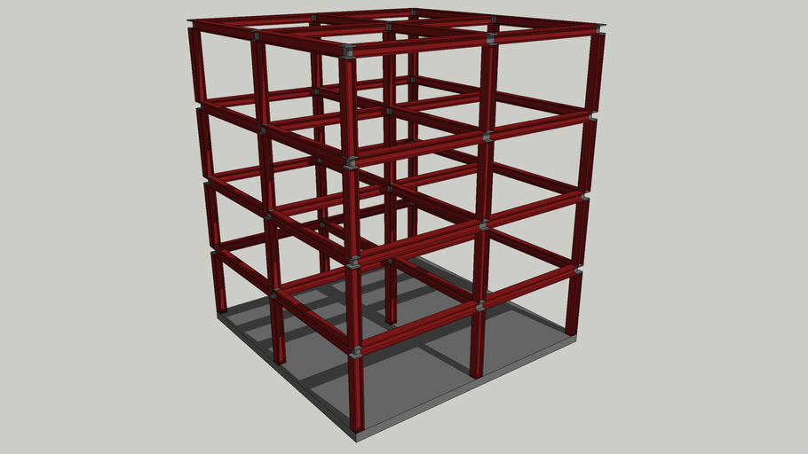 I-Beam Building Shell | 3D Warehouse