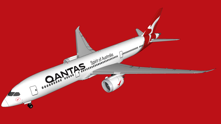 QANTAS Boeing 787-9 | 3D Warehouse