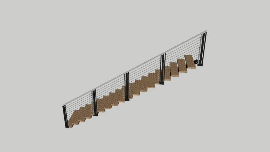 modern stair | 3D Warehouse