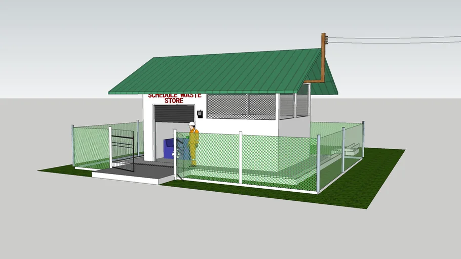 Schedule Waste Store-July2012 | 3D Warehouse