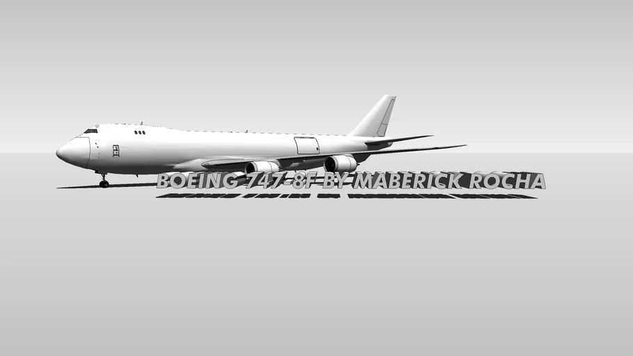 RE-EDIT. Boeing 747-8F | 3D Warehouse
