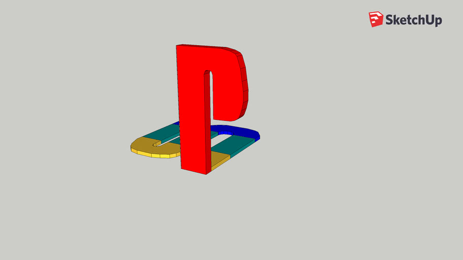 PS1 Logo in 3D! | 3D Warehouse