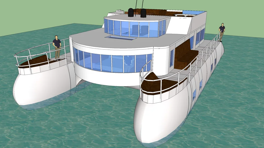 Power Catamaran 65ft. | 3D Warehouse
