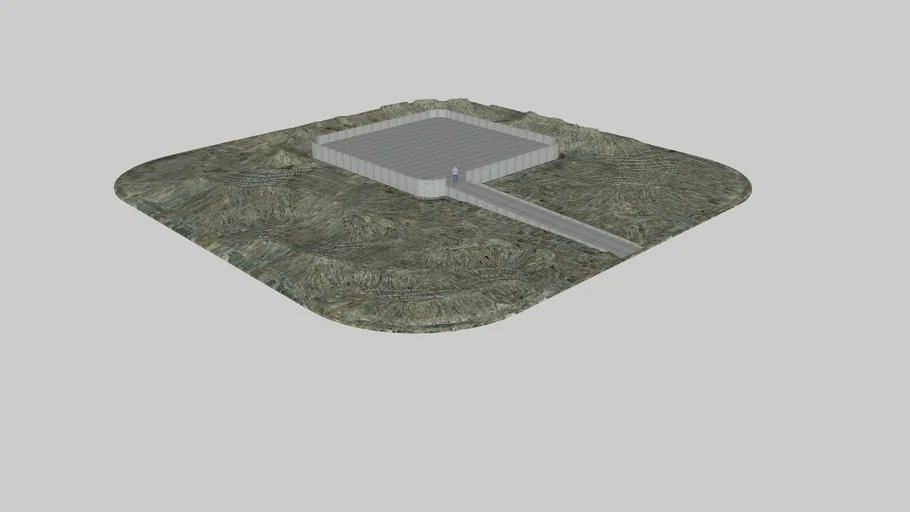 house building land ready for zoning land | 3D Warehouse