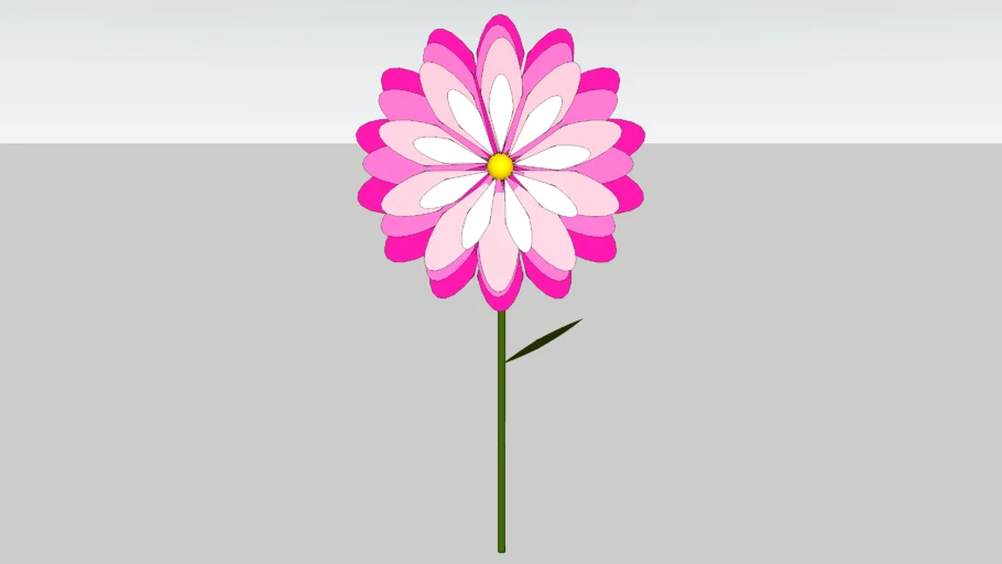 Pink flower | 3D Warehouse
