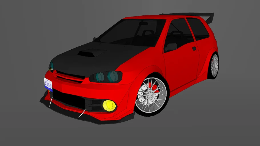 Modified Toyota Starlet | 3D Warehouse