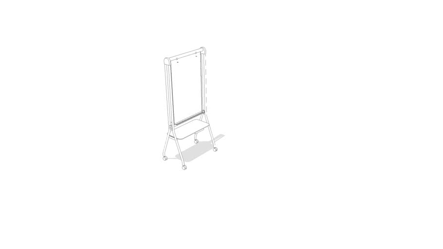 Herman Miller Intersect Mobile Easel | 3D Warehouse