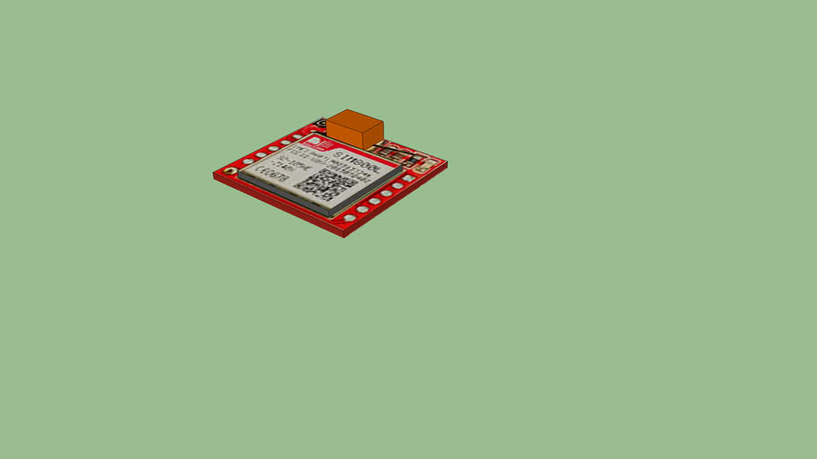 Arduino gsm SIM800L | 3D Warehouse