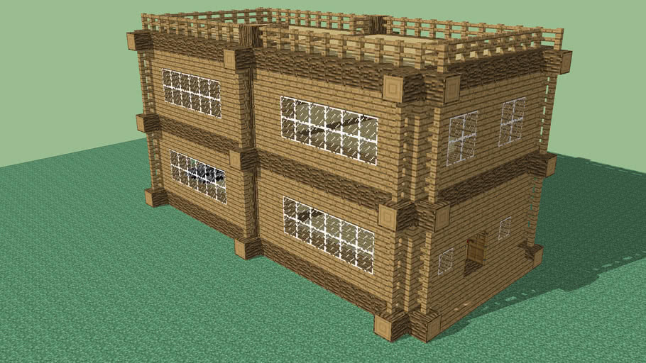 Casa Rústica Minecraft 3D Completo | 3D Warehouse