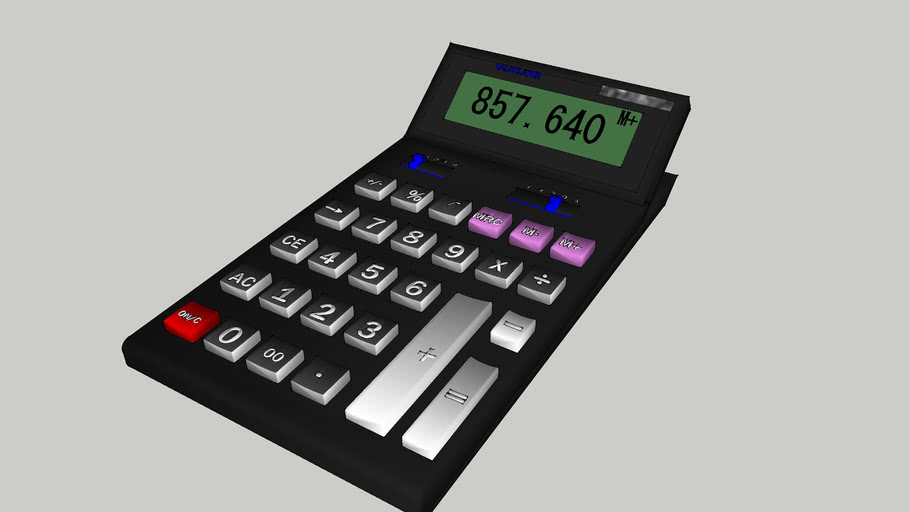 Calculadora dual power | 3D Warehouse