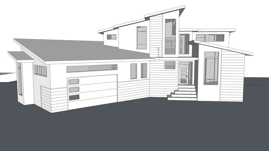 Modern 2 Storey | 3D Warehouse