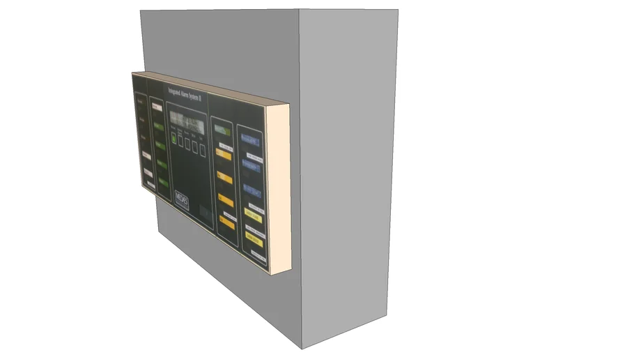 medical gas panel | 3D Warehouse