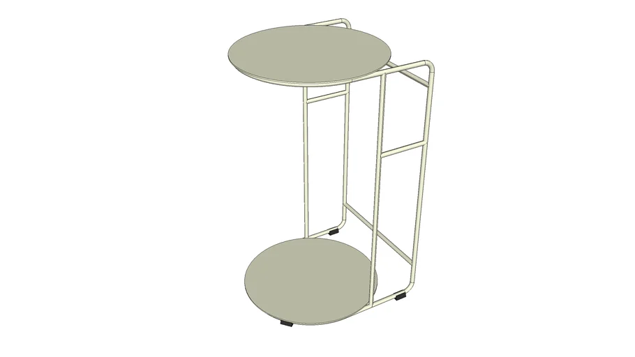 Mesa lateral Nola - Off-White - T44 studio | 3D Warehouse