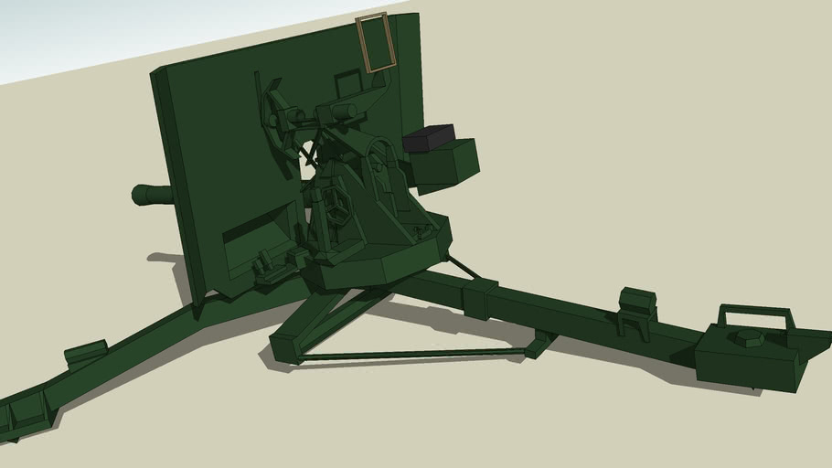 Ordnance QF 2 Pounder | 3D Warehouse