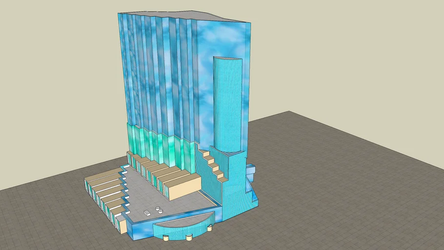 towers glass | 3D Warehouse