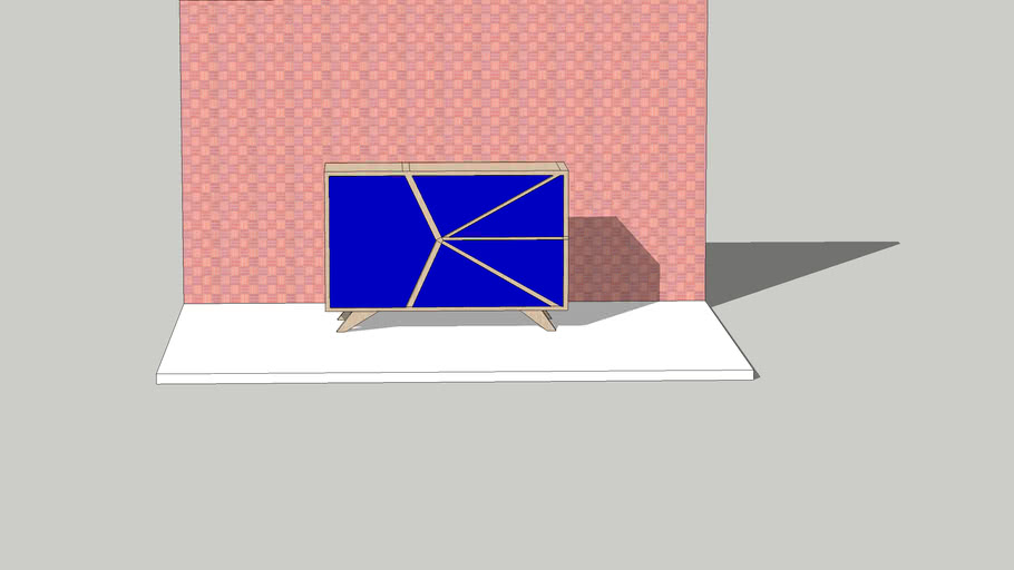 Mid-Century Modern Desk | 3D Warehouse