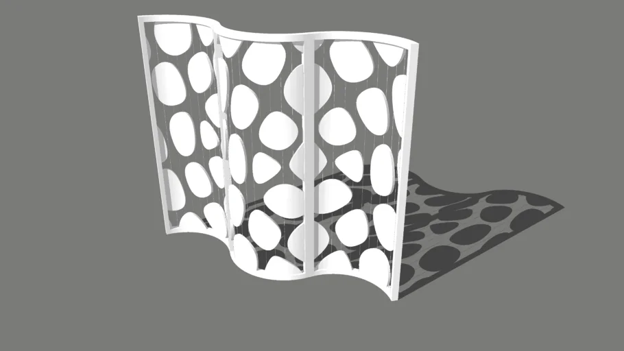 VORONOI CURVE 7 Room Divider | 3D Warehouse