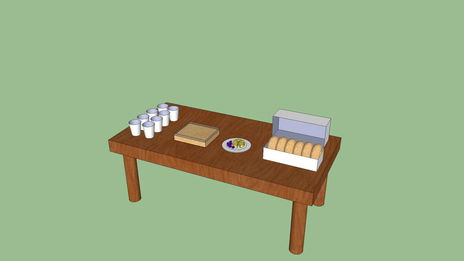 Breakfast table | 3D Warehouse