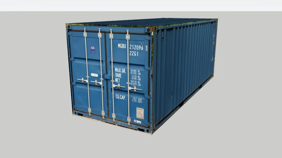 Container - Blue | 3D Warehouse