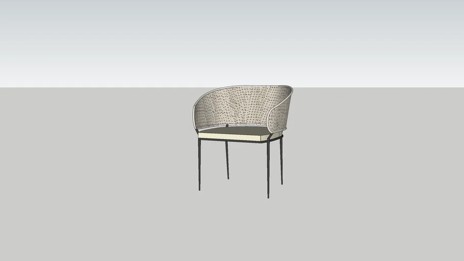Rattan Sedia / chair Hals / outdoor furniture | 3D Warehouse