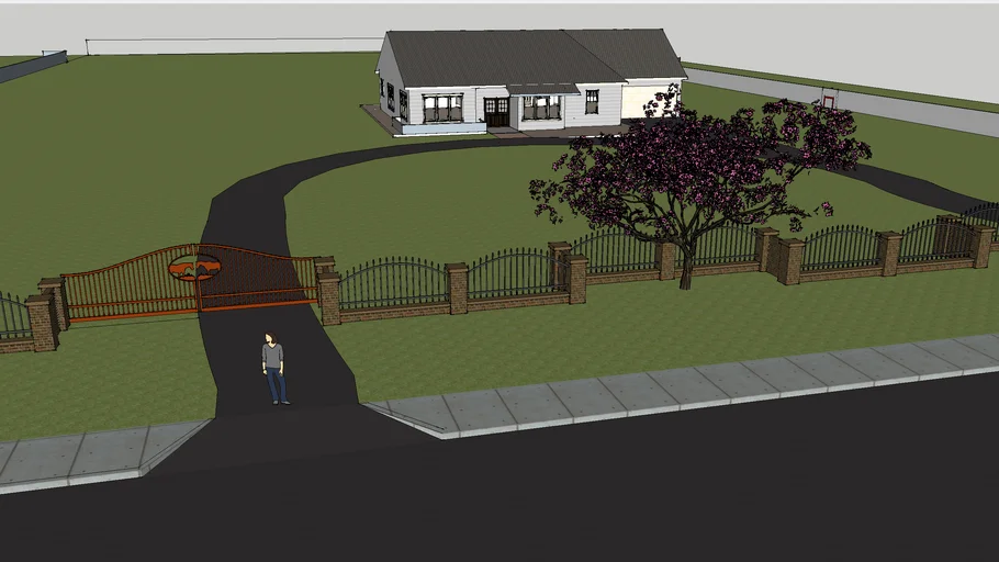 Fence & gate | 3D Warehouse