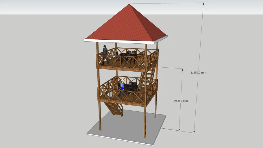 Observation Tower V2 - May2013 | 3D Warehouse