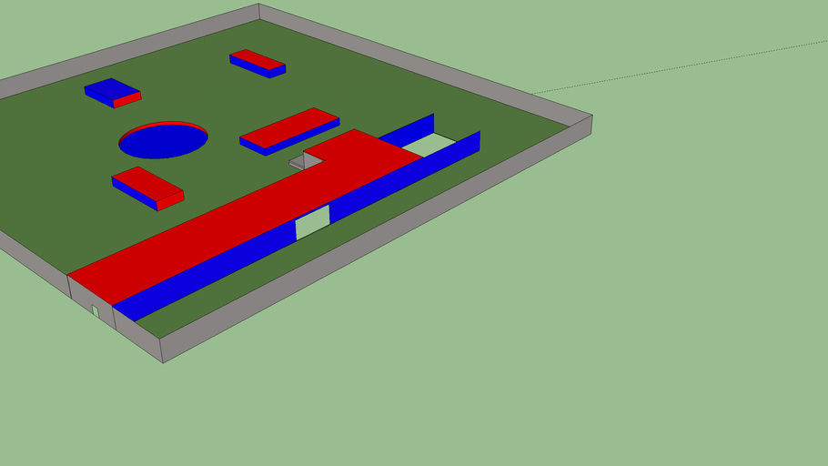 new paintball course | 3D Warehouse