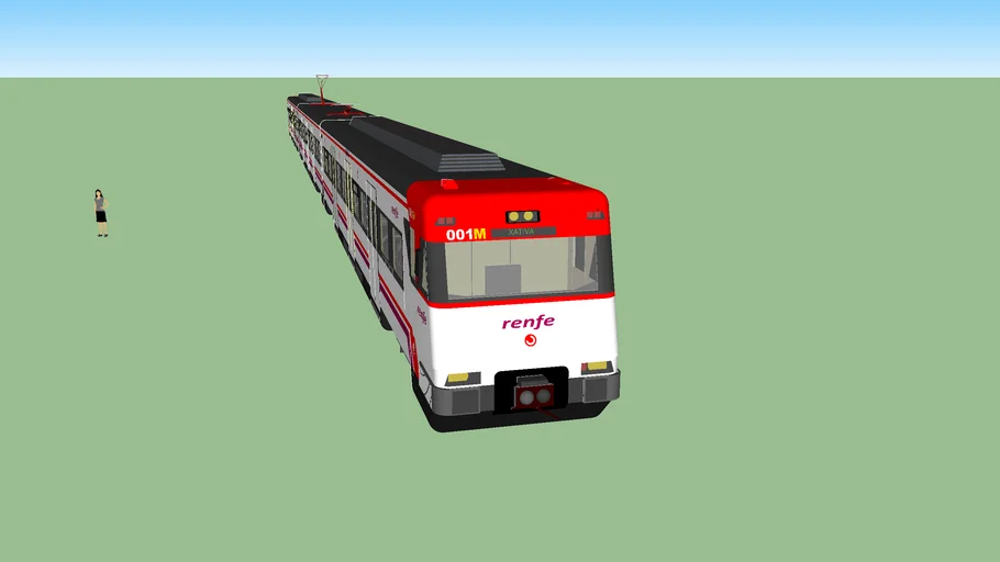 Renfe 447 con interiores | 3D Warehouse