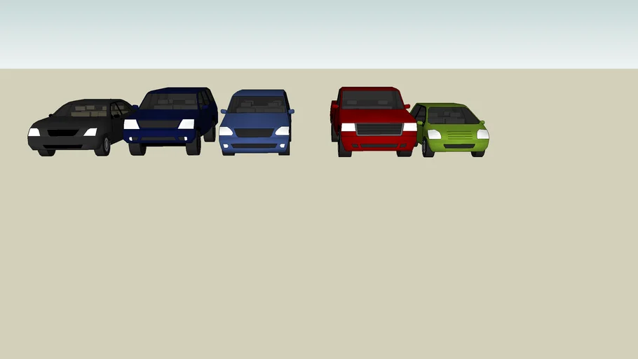 google component cars with basic inerior | 3D Warehouse