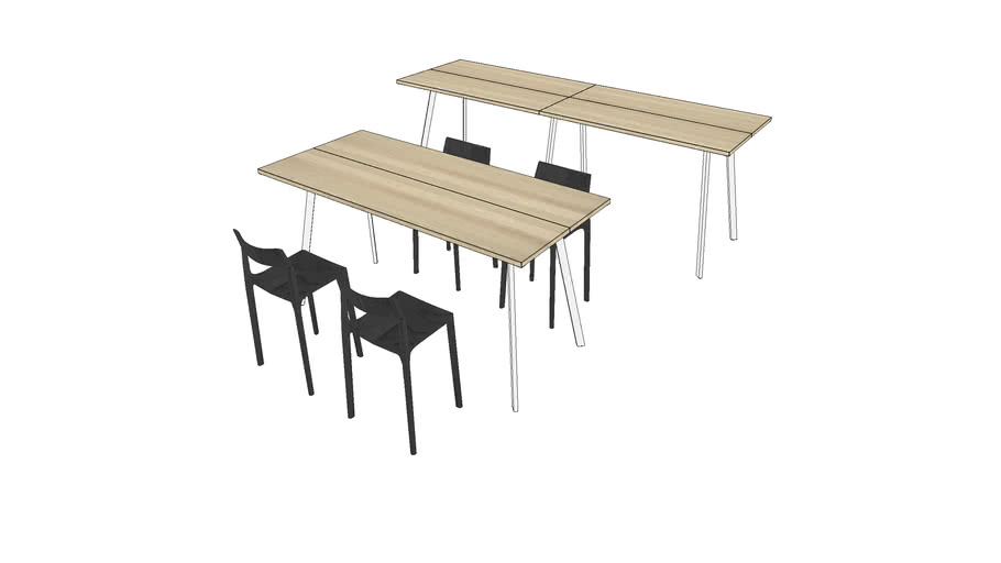 chameleon table system nau design Model by Pooh | 3D Warehouse