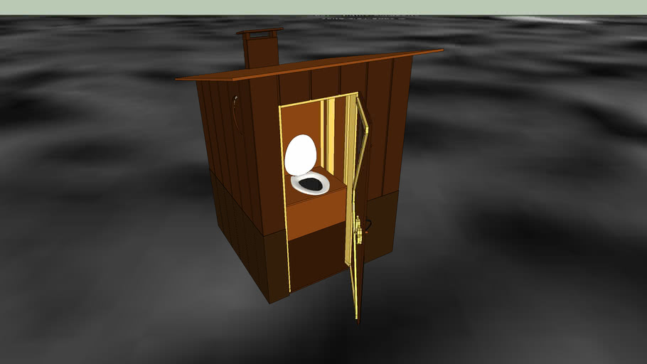 The Old Two-Holer (Outhouse) | 3D Warehouse