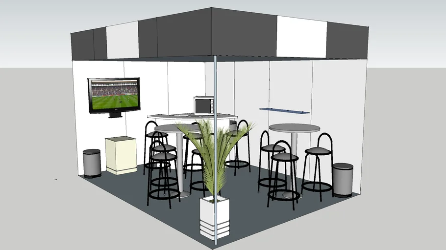 Stand para feira | 3D Warehouse