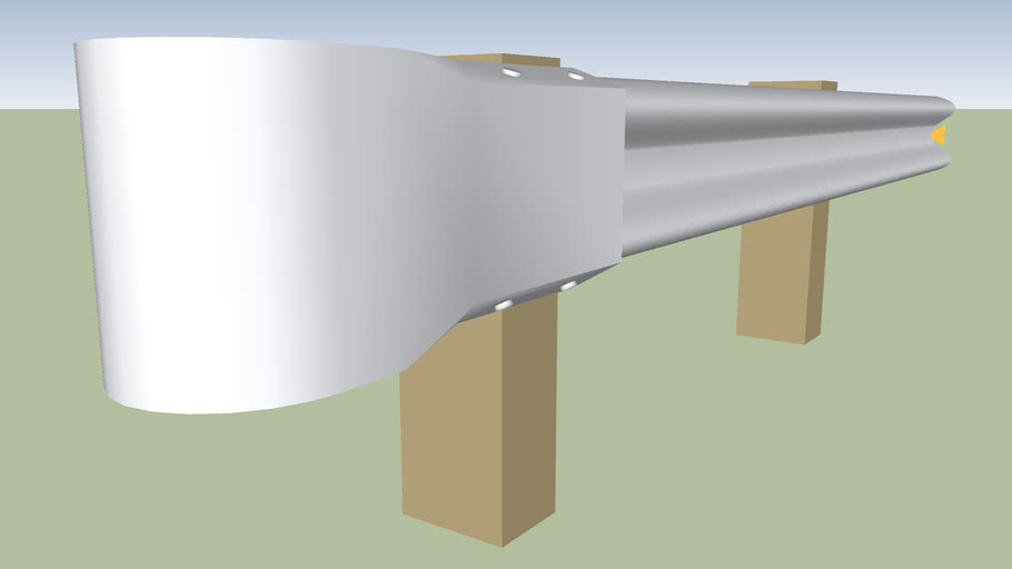 End Guard Rail | 3D Warehouse