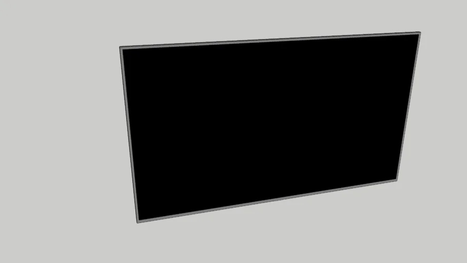 Samsung 65 inch TV , 4K Ultra HD with VESA wall mount | 3D Warehouse