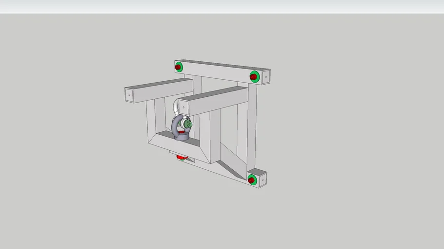 Milos MT2 Hoist support Bracket | 3D Warehouse