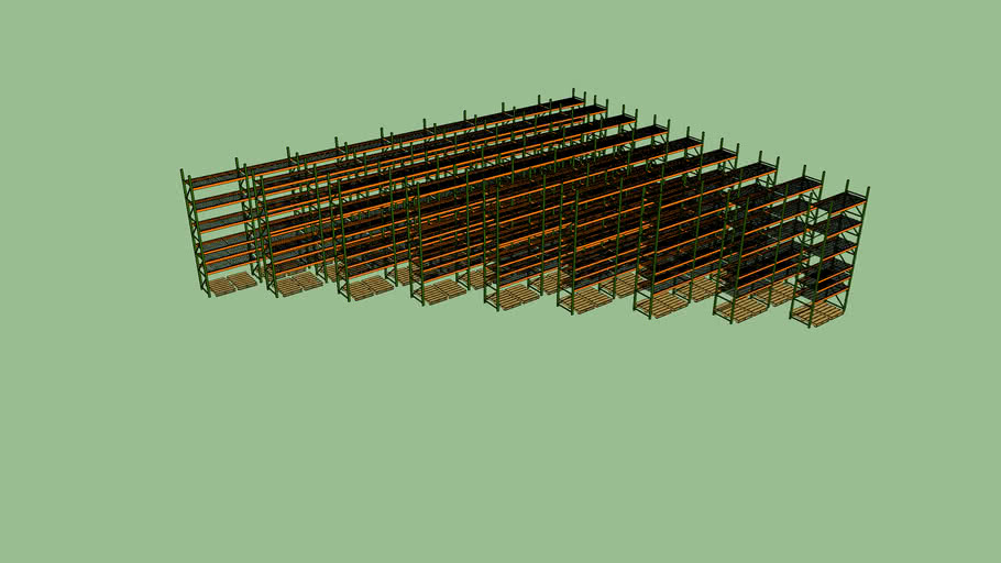Pallet Rack | 3D Warehouse