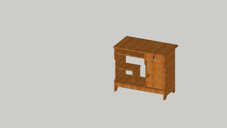 computer table | 3D Warehouse