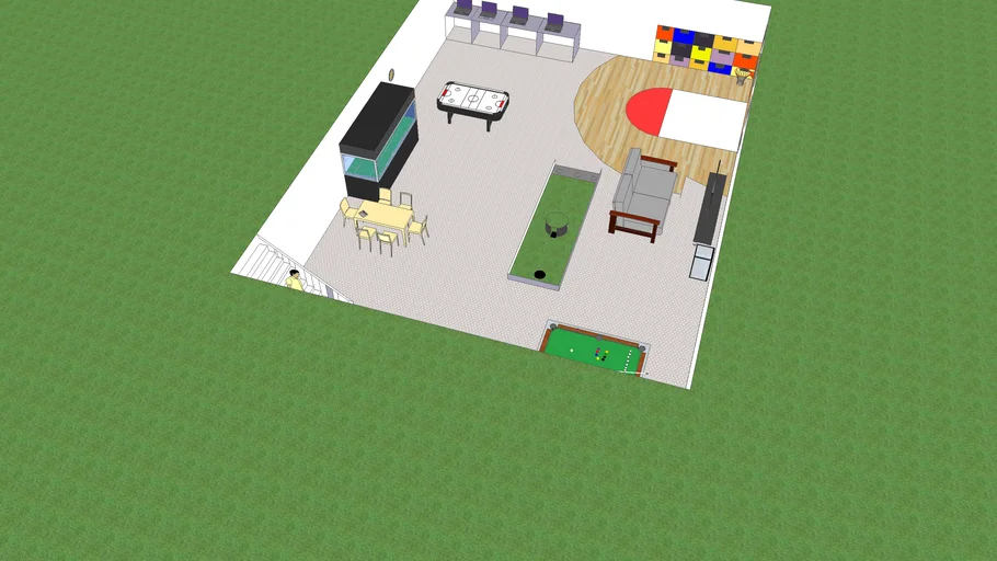 man cave under ground | 3D Warehouse