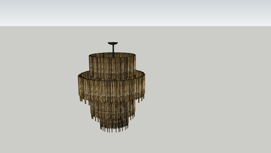 Suspended Boho Light Fixture | 3D Warehouse