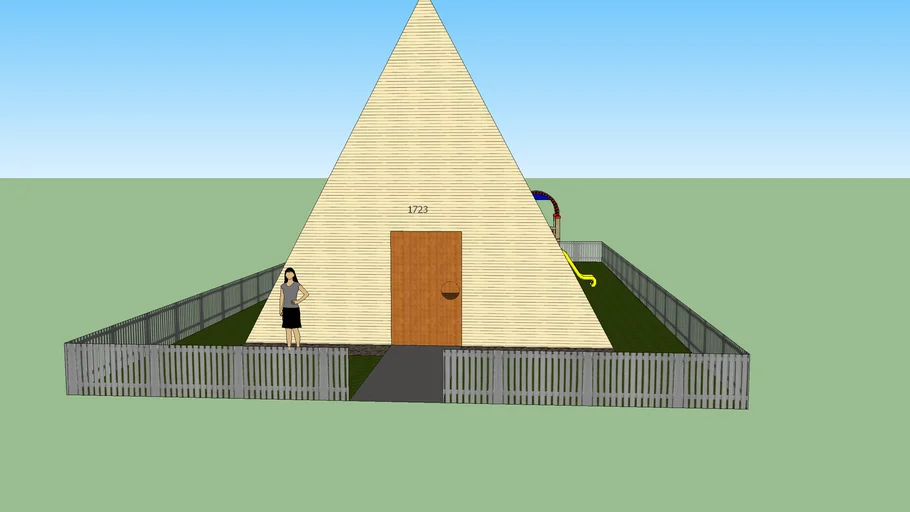 Triangle house | 3D Warehouse